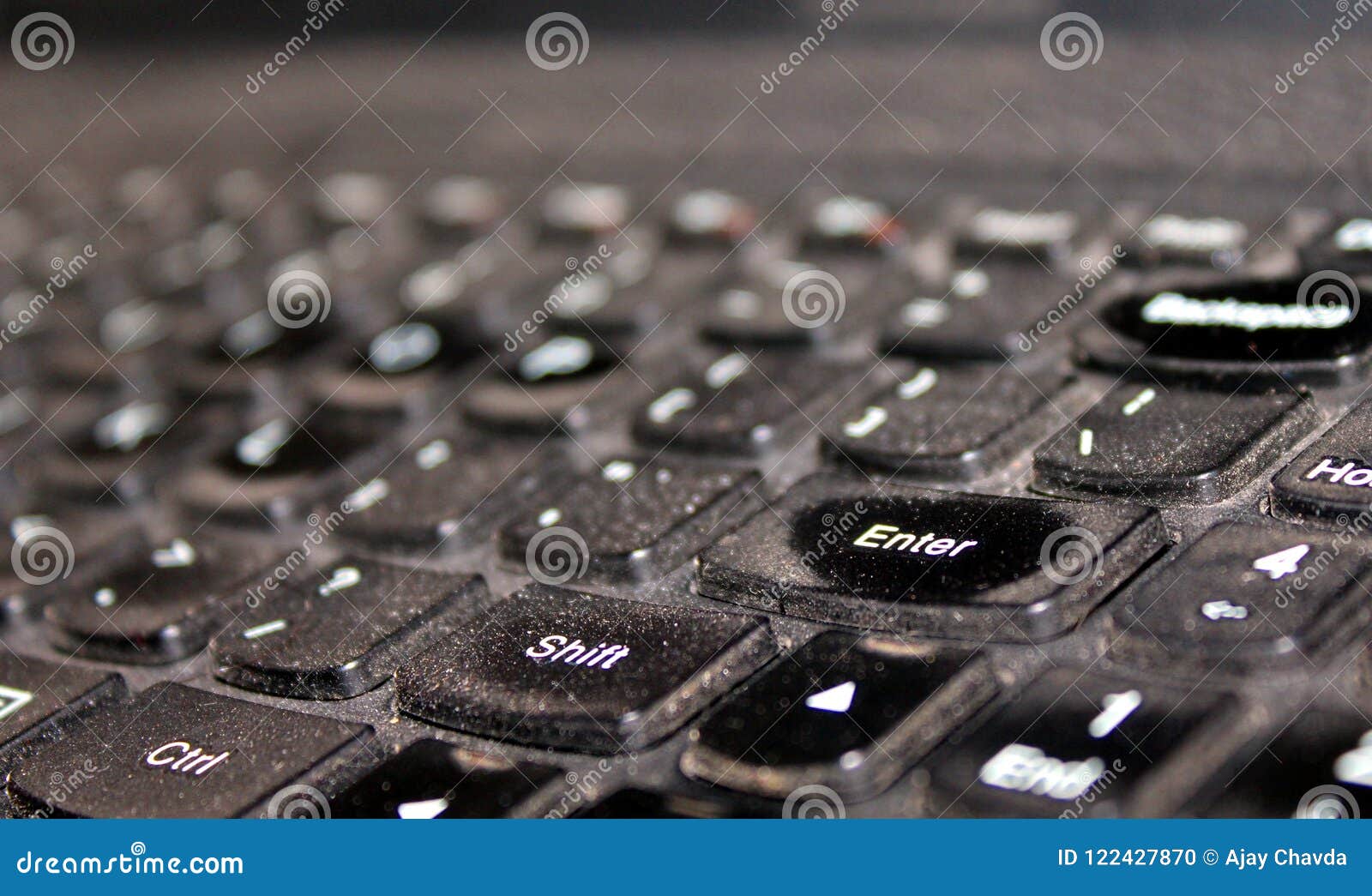 Abstract Computer Keyboard Numbers Background , Enter Key Stock Photo ...