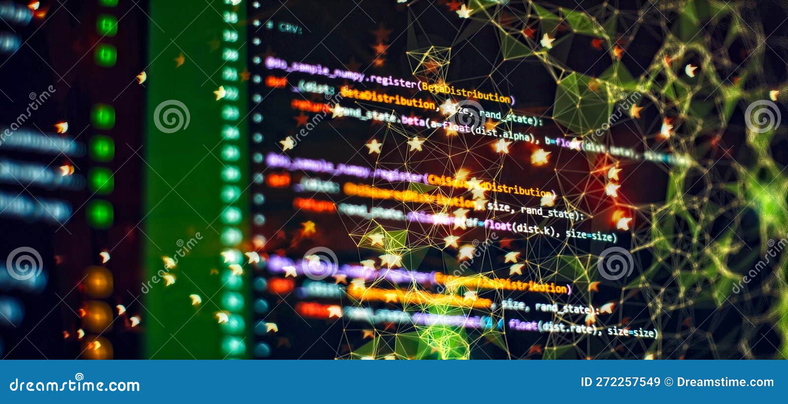 Abstract Computer Script Codecomputer Script Stock Image Image Of Arduino Display 272257549 