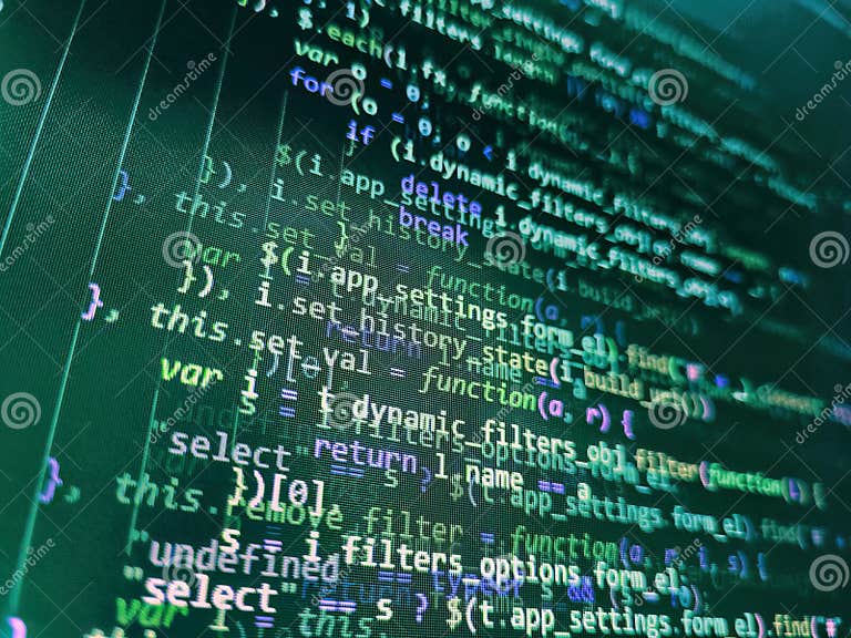 Abstract Computer Script Code Database Bits Access Stream 9194