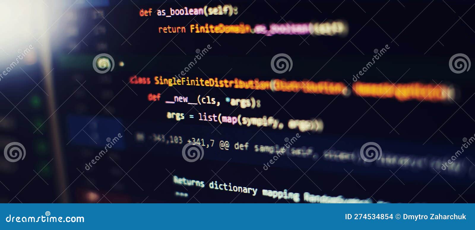 Abstract Computer Script Code Programming Code Screen Of Software 4702