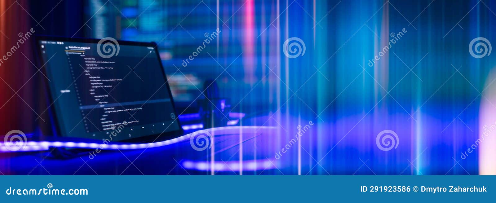 Abstract Computer Script Code Programming Code Screen Of Software Developer Software