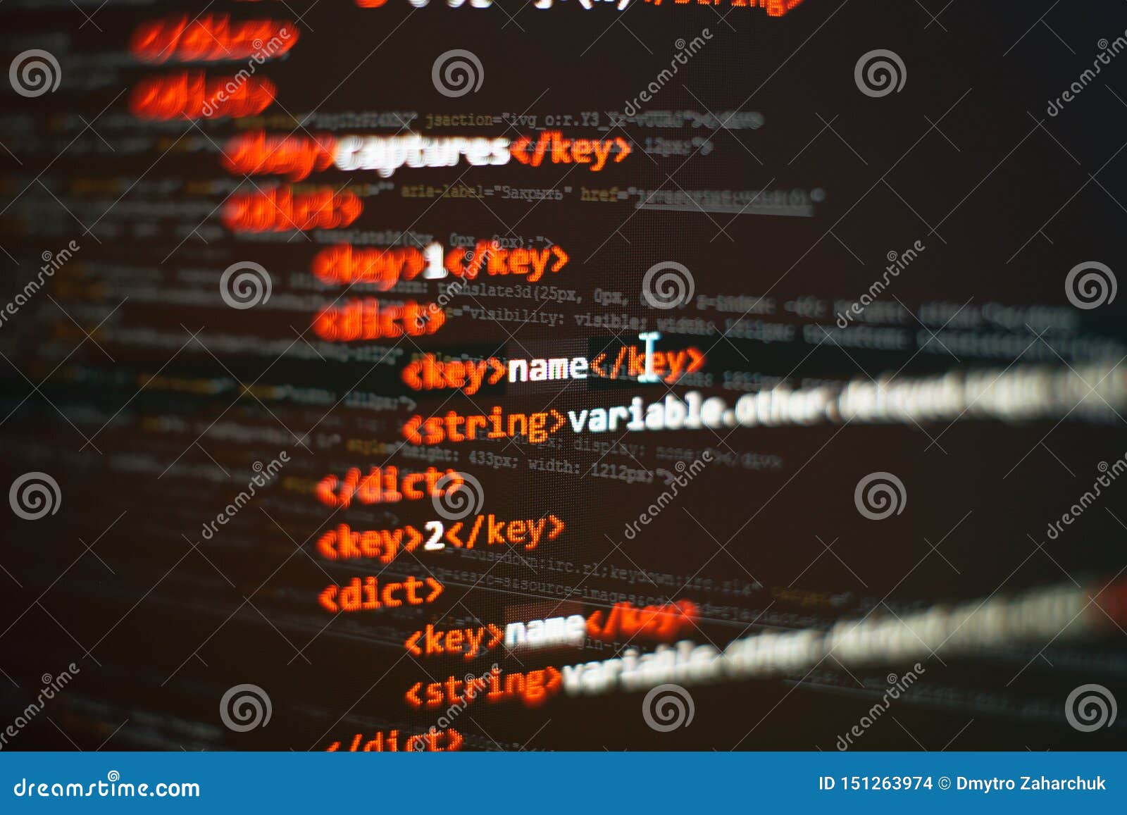 Abstract Computer Script Code Programming Code Screen Of Software Developer Software 8886