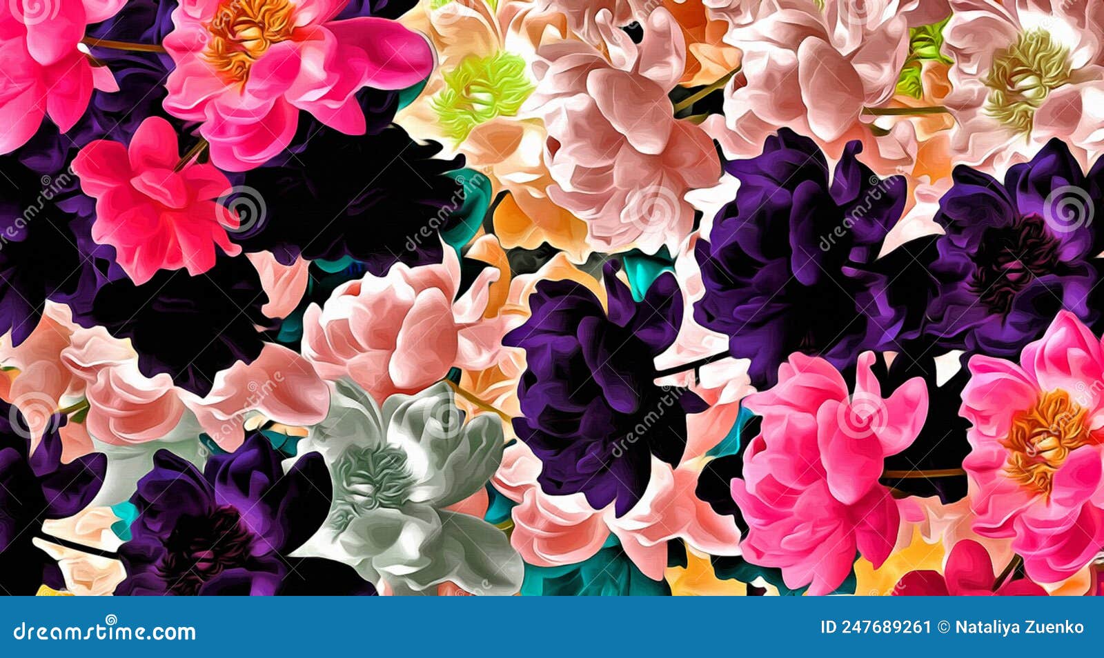 Abstract Computer Stylized Decorative Vintage Texture, Background ...