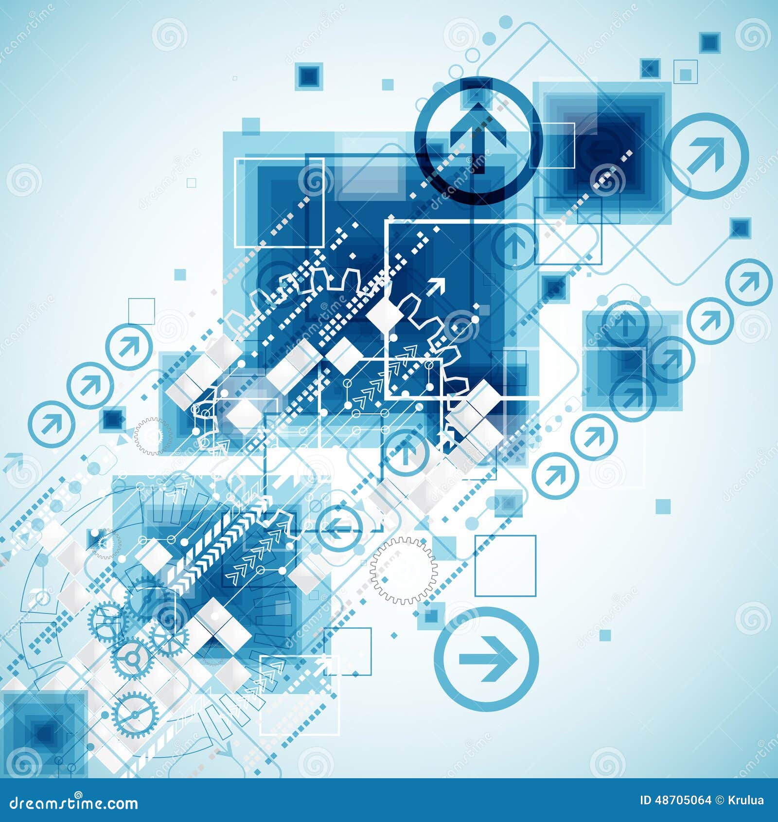 Abstract Computer Technology Background for Your Business Stock Vector ...