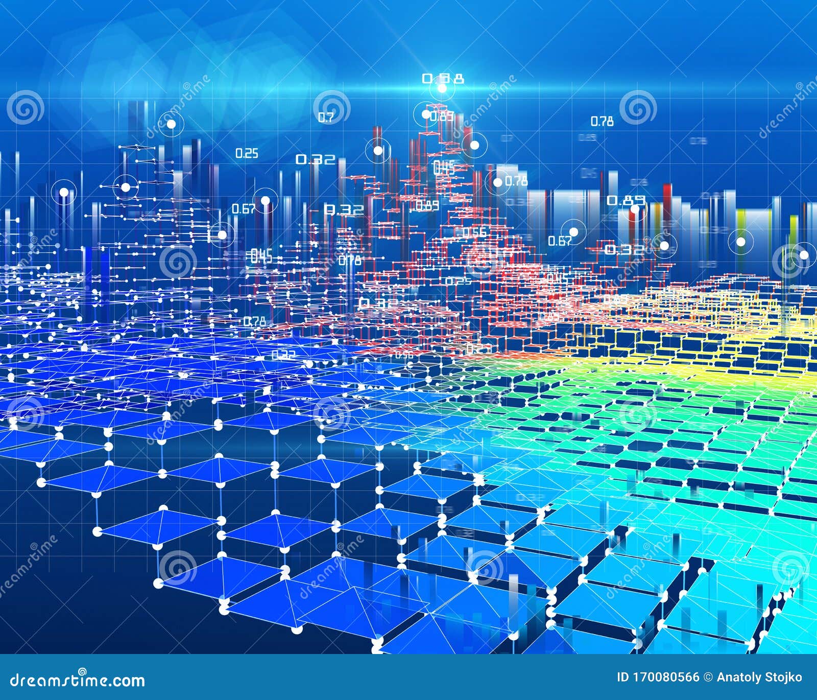 Abstract Computing Concept of Predictive Analysis. Big Data. Quantum ... Abstract Computing Concept of Predictive Analysis. Big Data. Quantum ...
