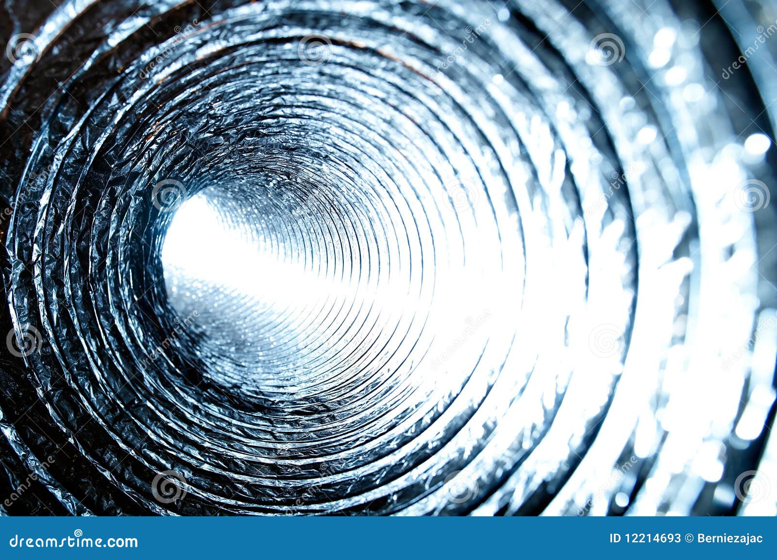 Abstract Concentric Circles - Duct Piping Internal Stock Image - Image ...