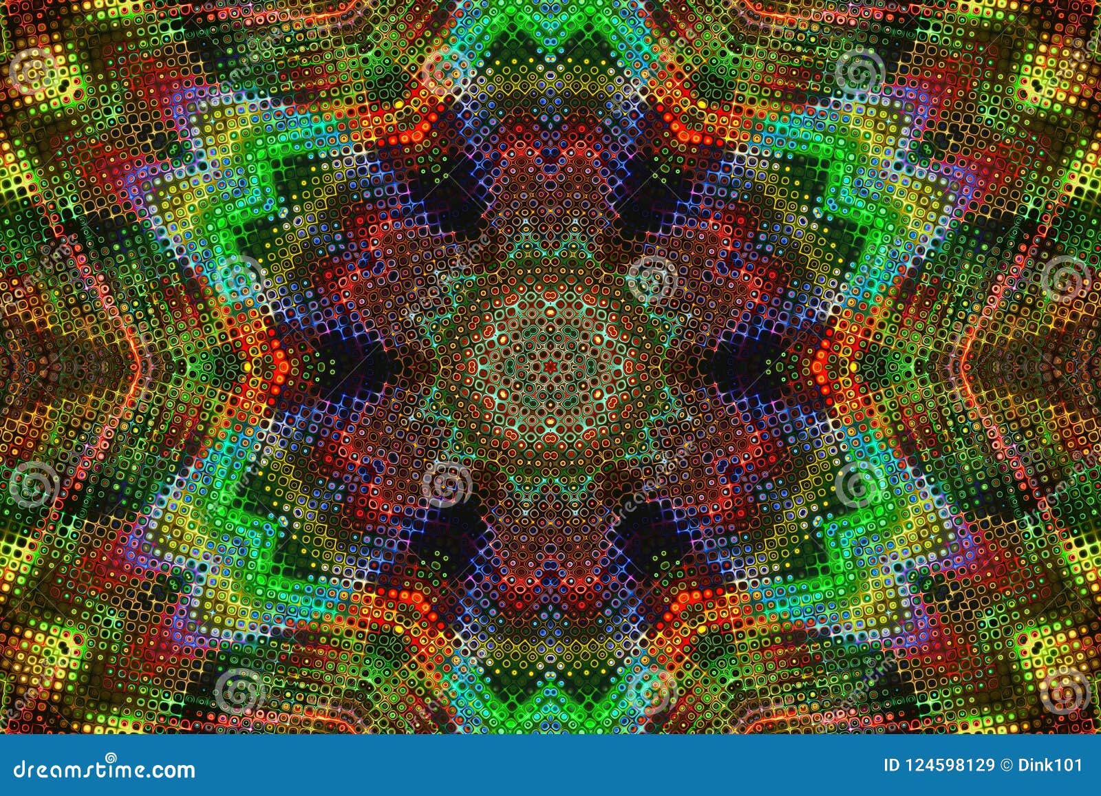 Abstract Concentric Pattern Background Stock Illustration ...