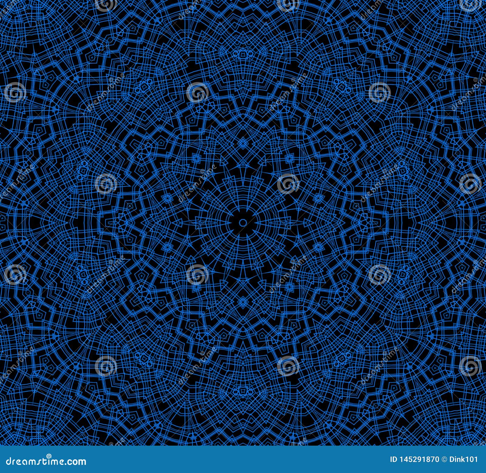 Abstract Concentric Pattern Background Stock Illustration ...