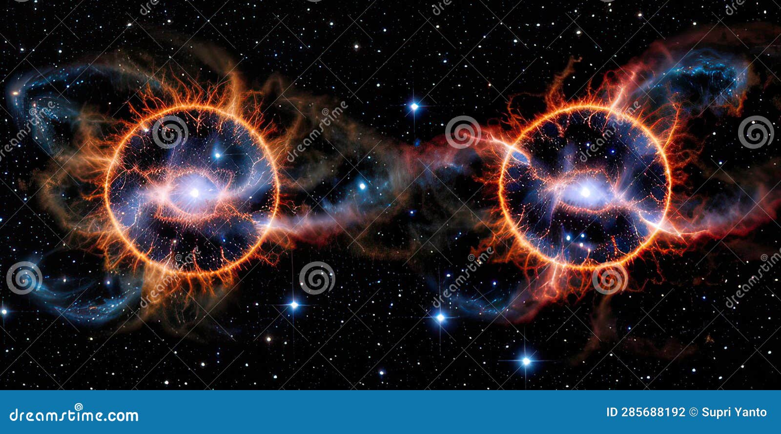 Abstract Concept Background Stunning Supernova by Assorted Colorful ...