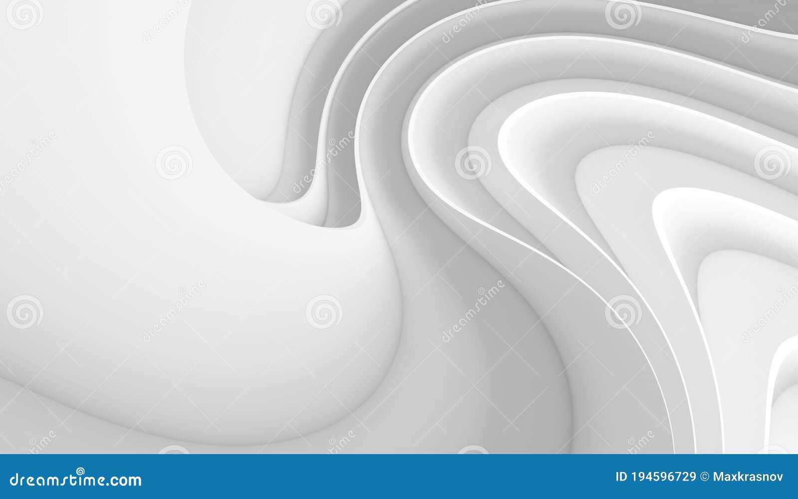 Abstract Concept Background. White Wave Texture Stock Illustration ...