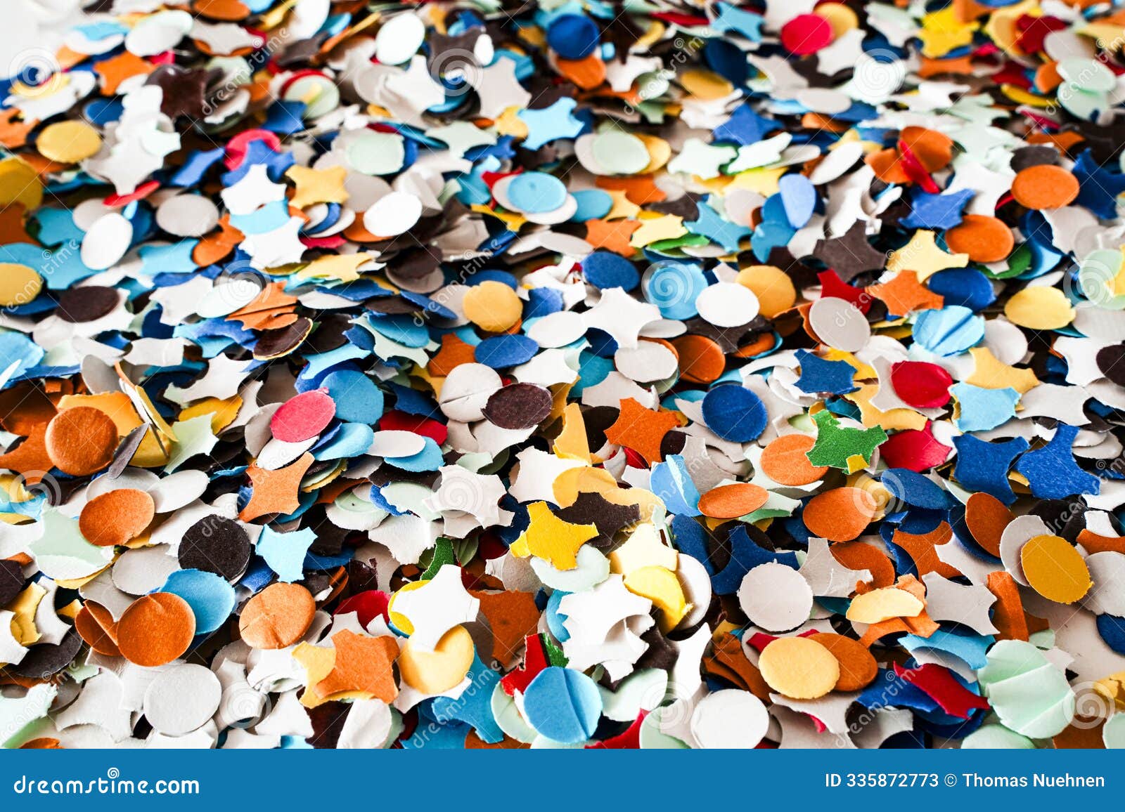 Abstract Concept of Colorful Confetti Pieces Background Stock Image ...