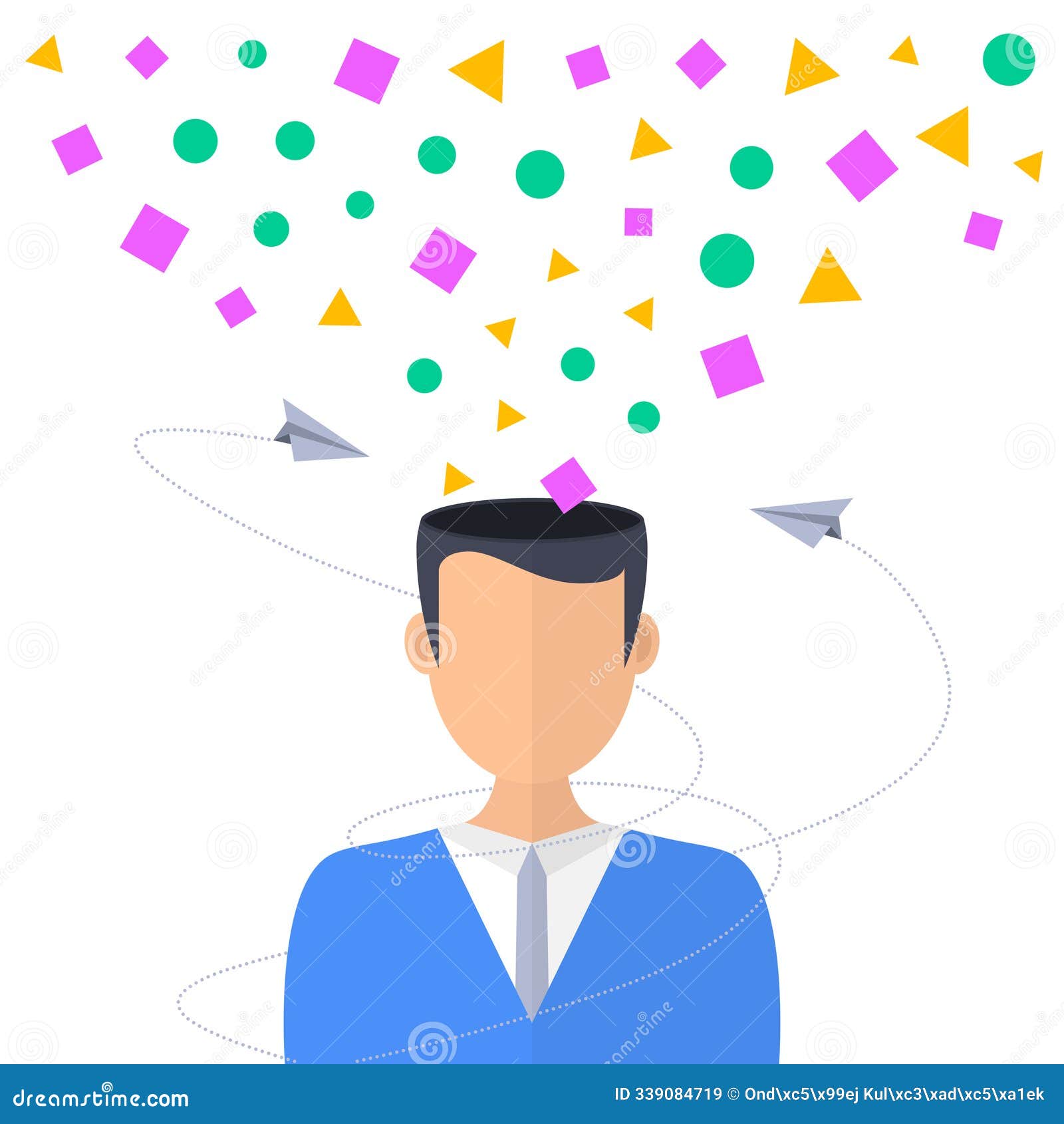 Open Minded Male And Female Characters Express Empathy. Emotional ...