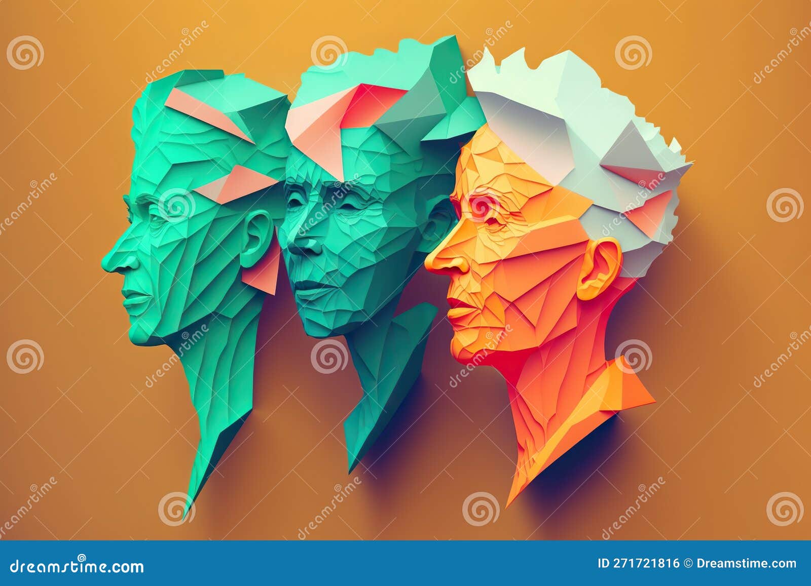 Abstract Concept of Persecution, Created with Generative AI Technology ...