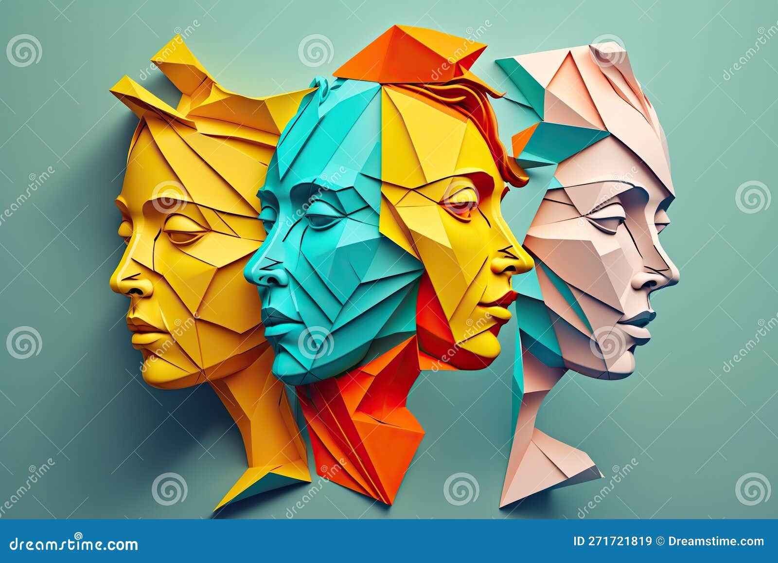 Abstract Concept of Persecution, Created with Generative AI Technology ...