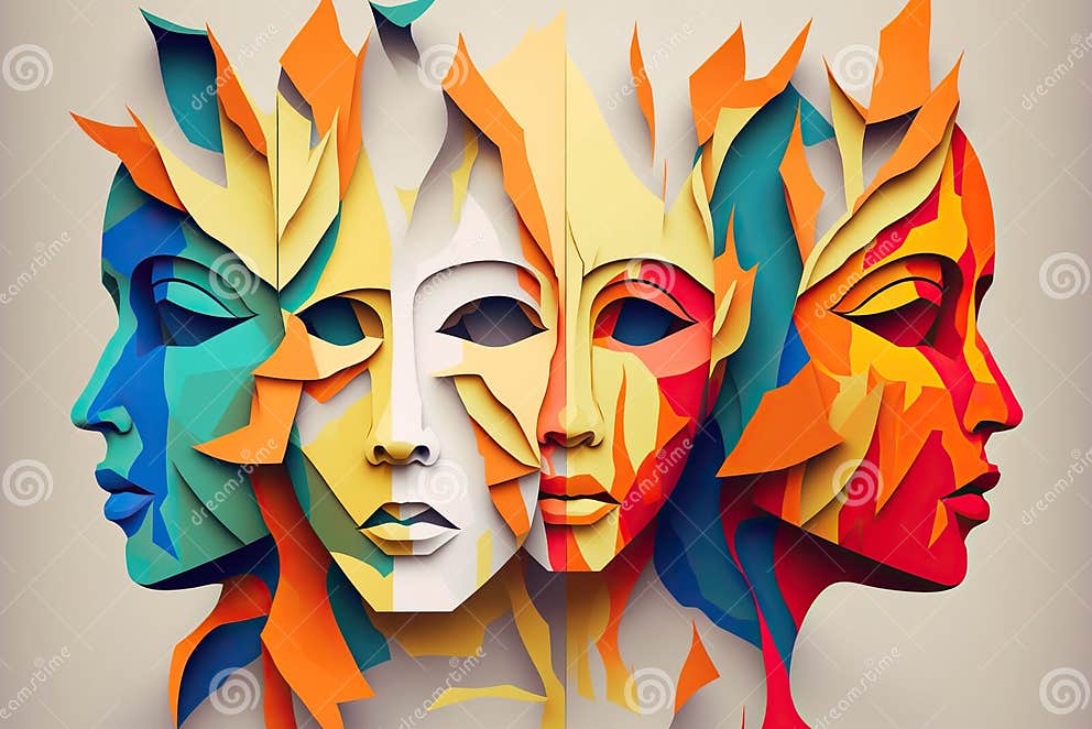 Abstract Concept of Persecution, Created with Generative AI Technology ...