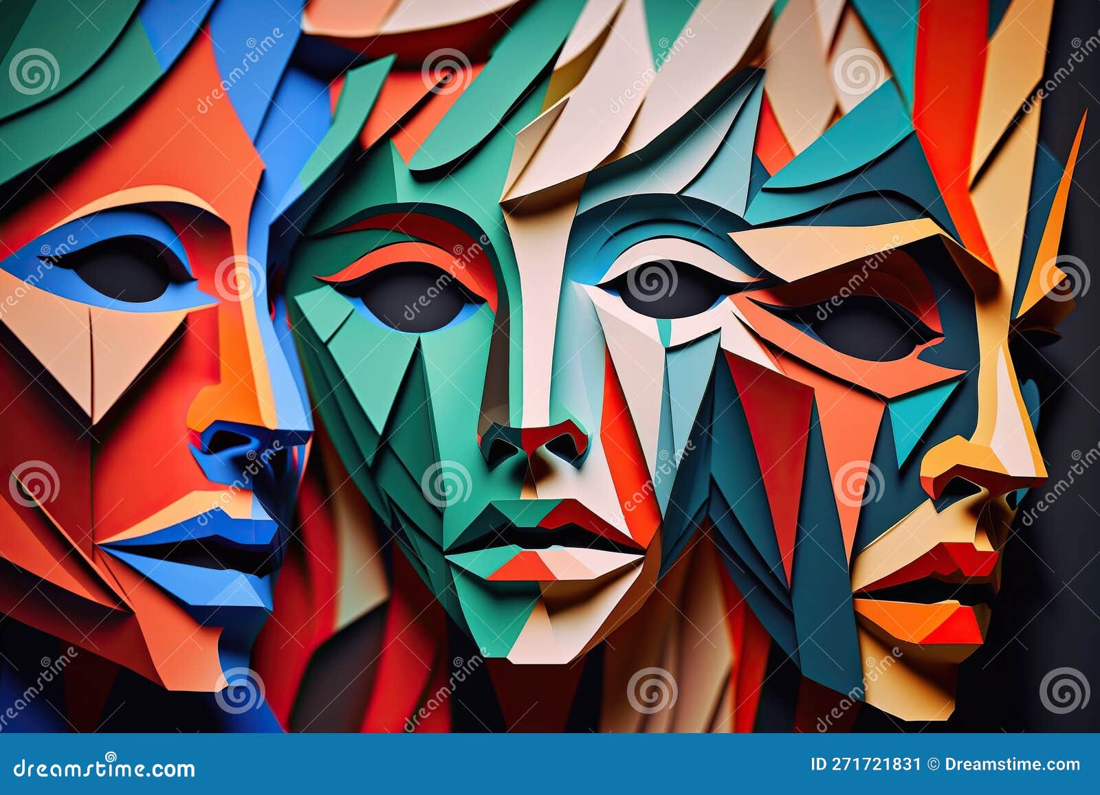 Abstract Concept of Persecution, Created with Generative AI Technology ...