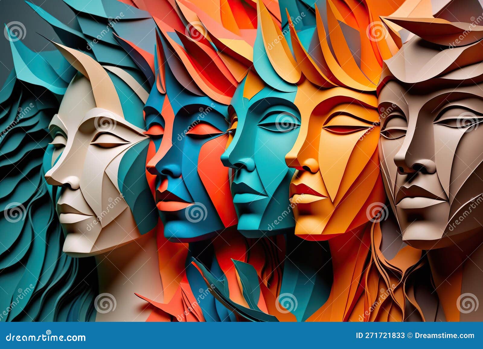 Abstract Concept of Persecution, Created with Generative AI Technology ...