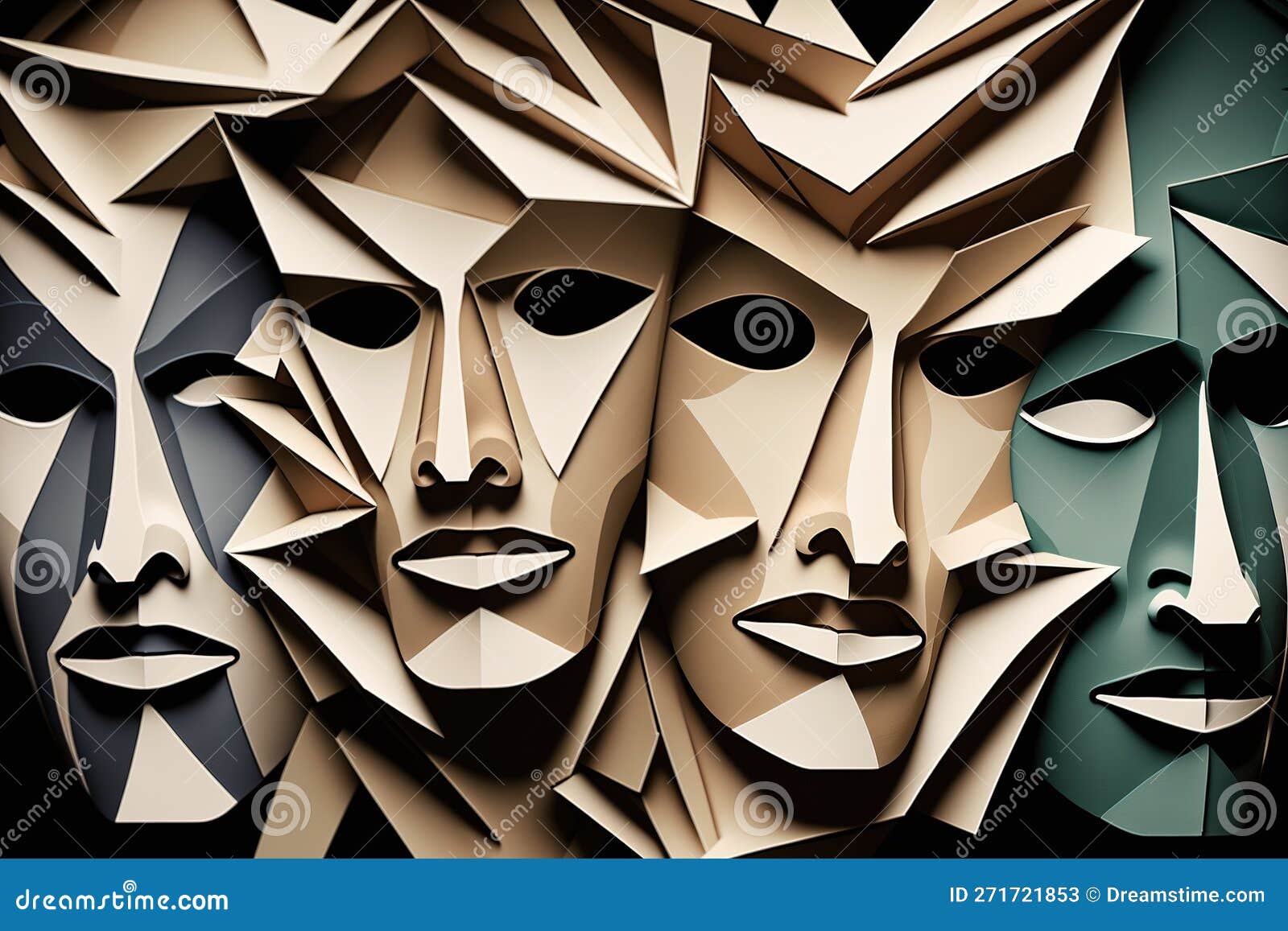 Abstract Concept of Persecution, Created with Generative AI Technology ...