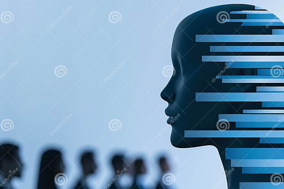 Abstract Concept of Technology Impact on Human Evolution in Digital Age ...