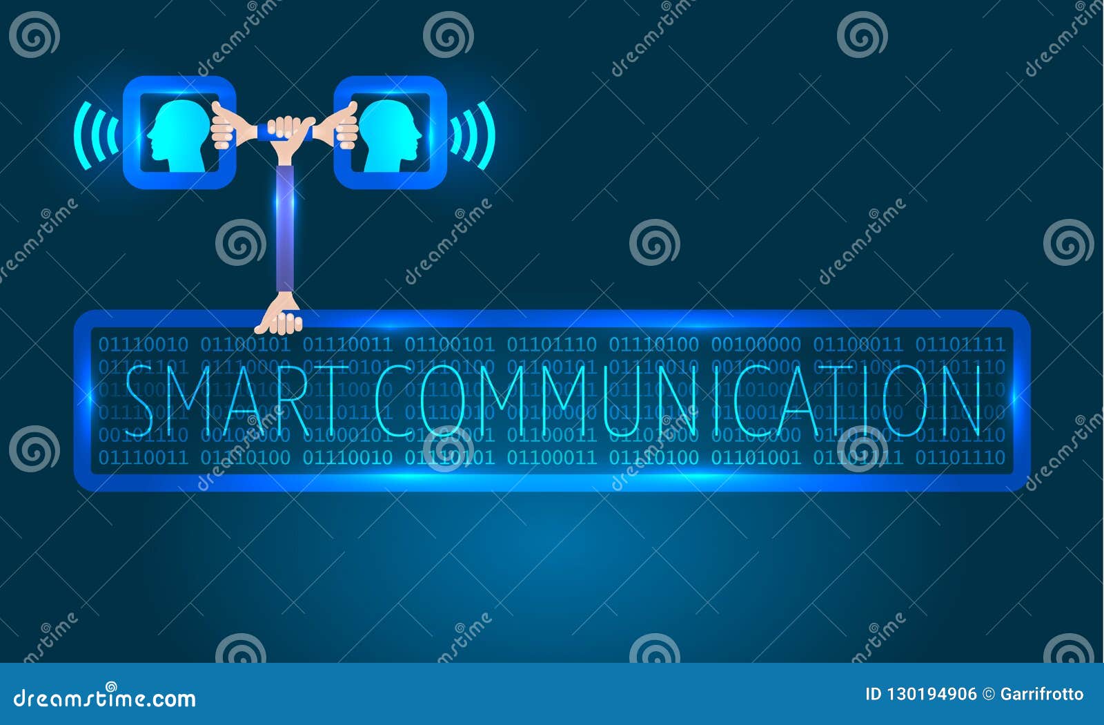 Abstract Concept with Topic of Communication. Stock Vector ...