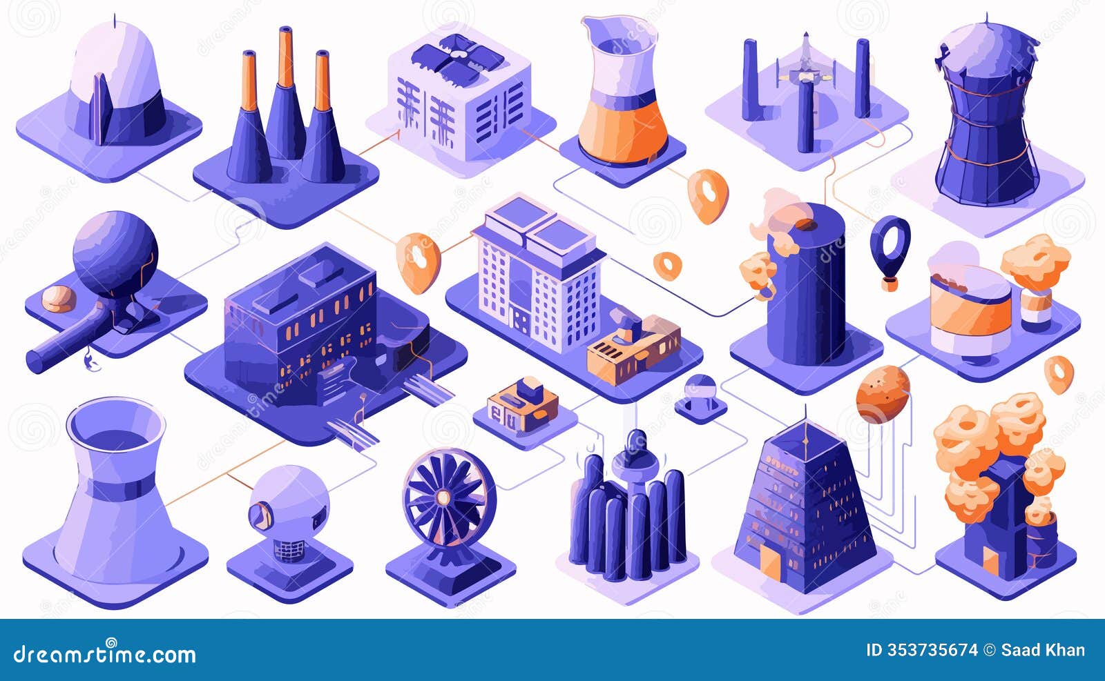 Diverse Energy Sources Abstract Concept Vector Illustration Stock ...