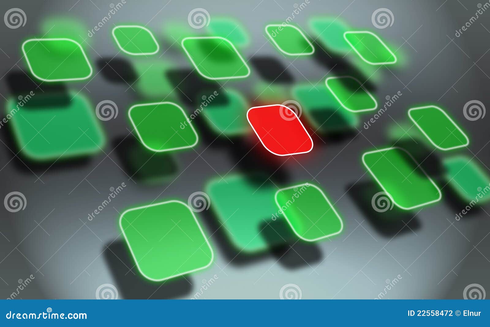 Abstract Concept - Virtual Buttons Stock Illustration - Illustration of ...