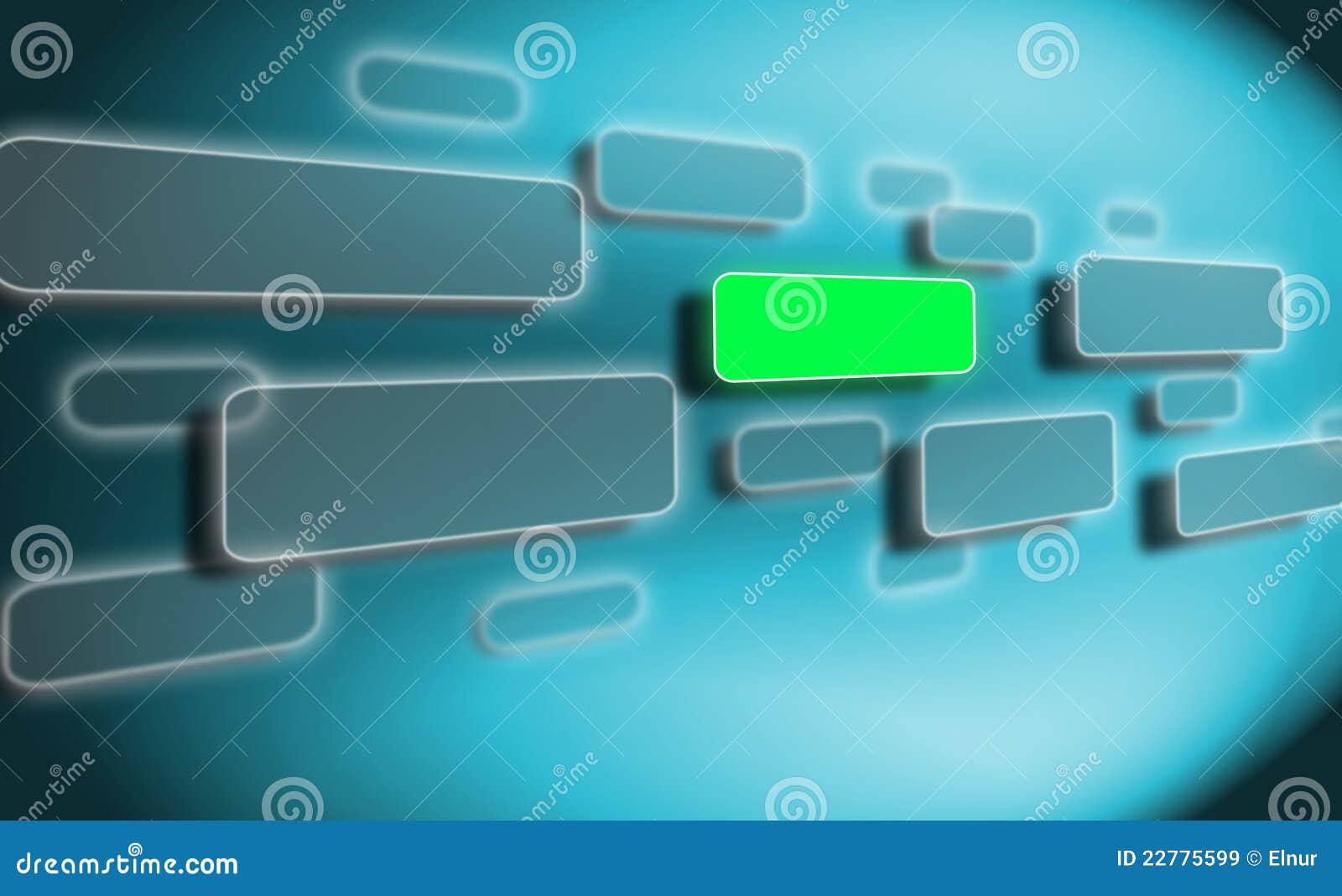Abstract Concept - Virtual Buttons Stock Illustration - Illustration of ...