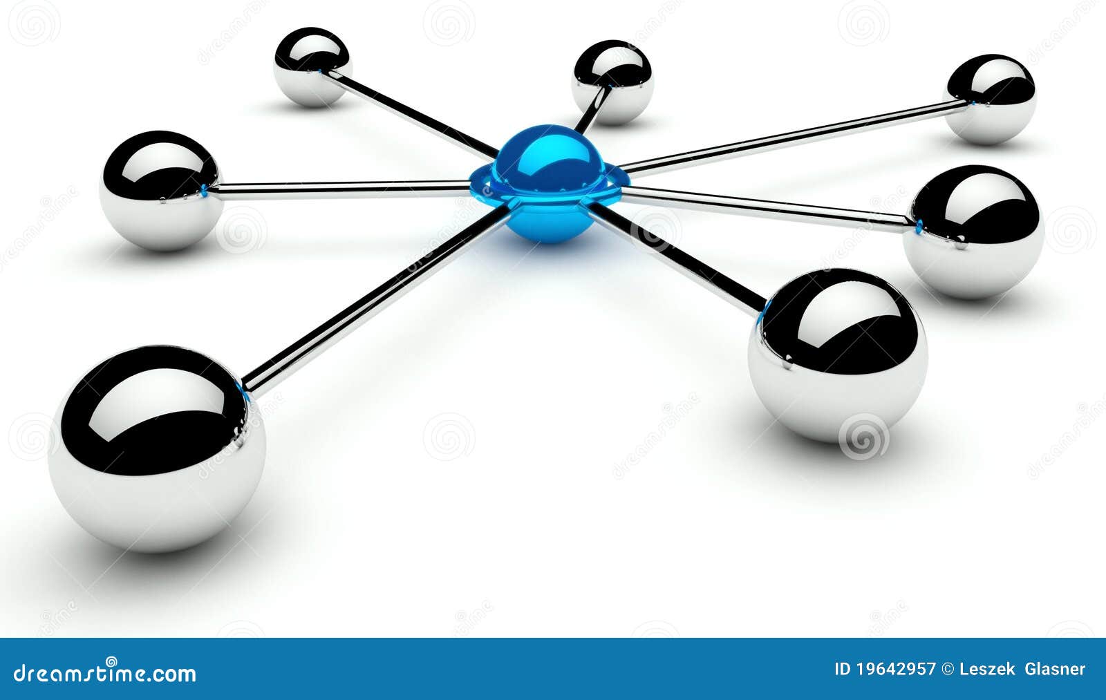 Abstract Conception of Network and Communication Stock Illustration ...