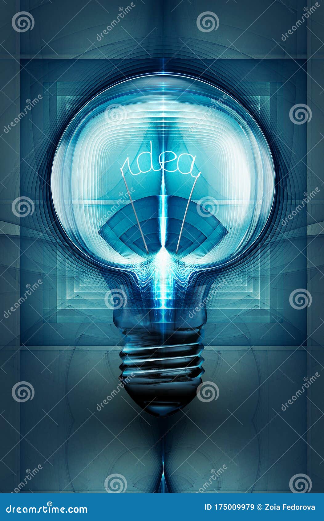 Abstract Conceptual Design Idea Stock Illustration - Illustration of ...