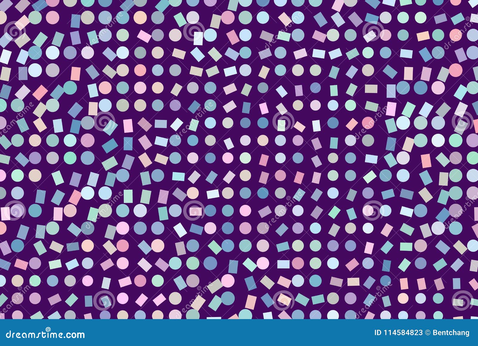 Abstract Conceptual Ellipse & Square Box Pattern. Shape, Canvas, Messy ...