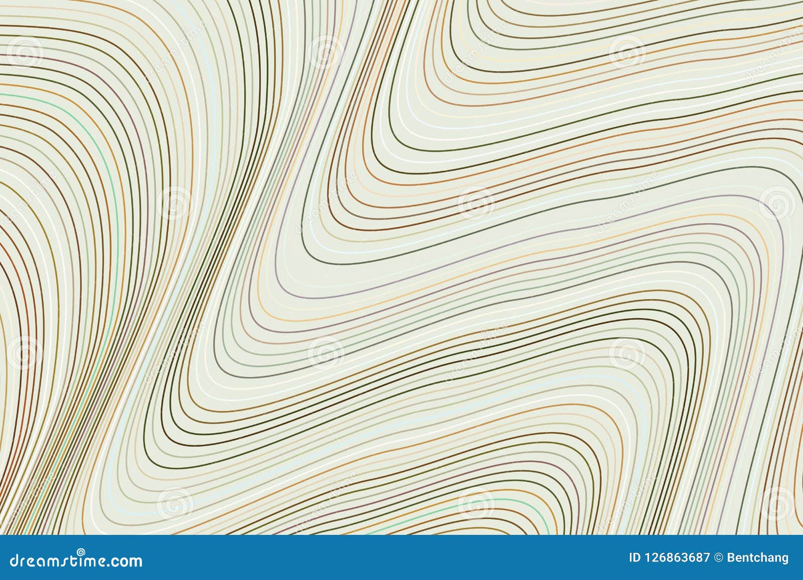 Abstract Conceptual Geometric Line, Curve & Wave Pattern. Vector ...