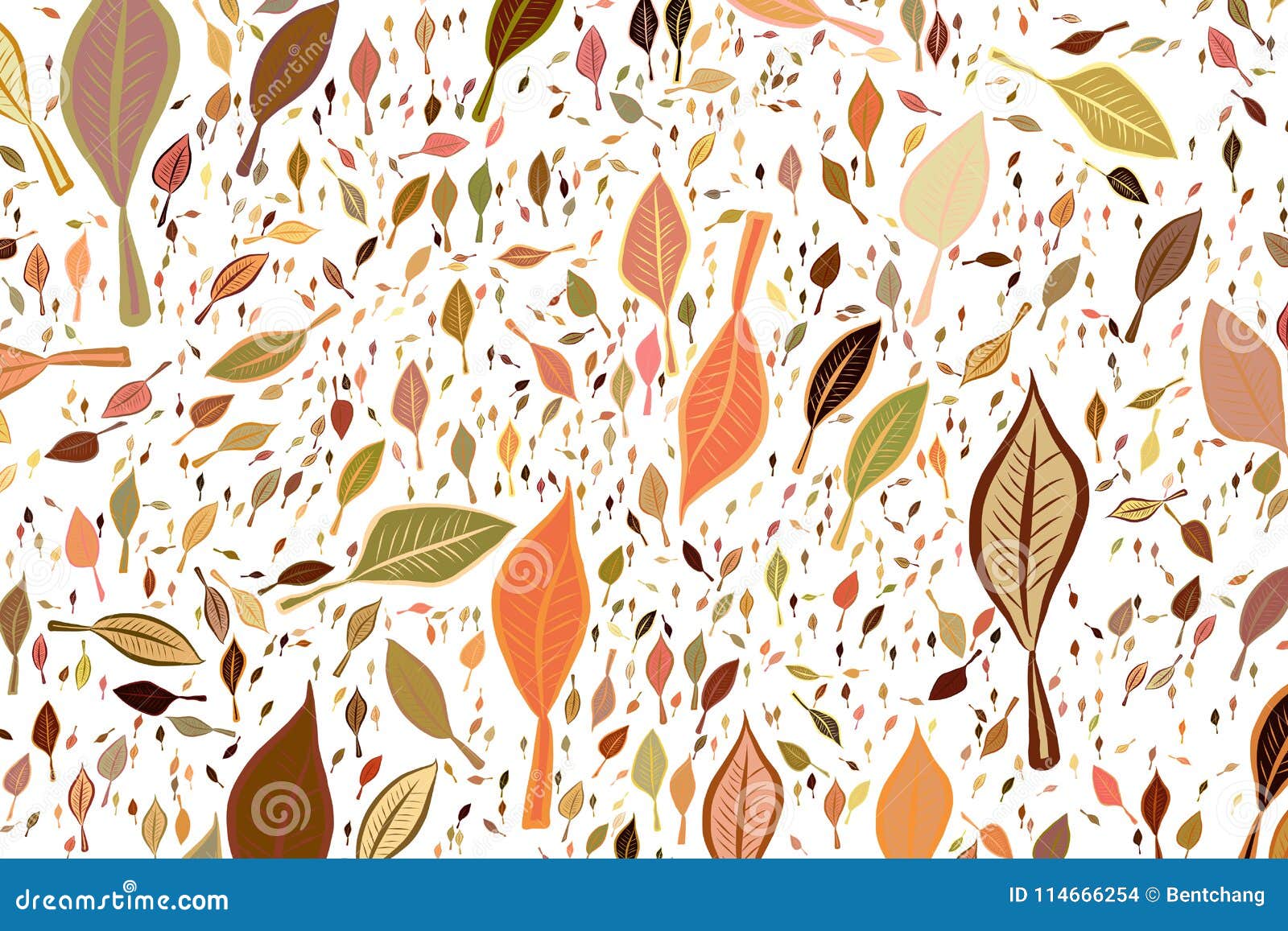 Abstract Conceptual Leaves Drawing Pattern. Geometric, Overlap, Art ...