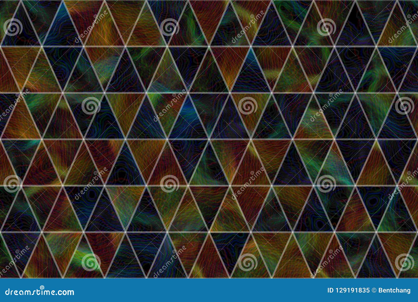 Abstract Conceptual Pattern of Geometric Triangle Strip. Details, Shape ...