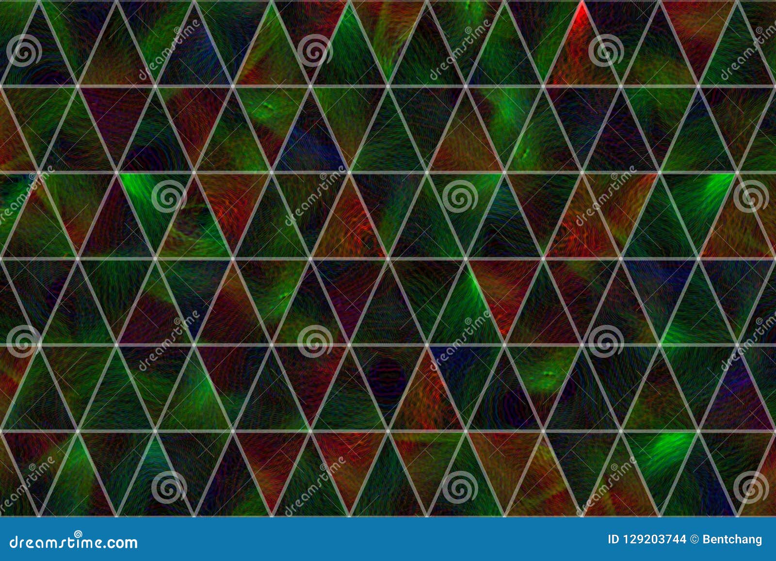 Abstract Conceptual Pattern of Geometric Triangle Strip. Repeat ...