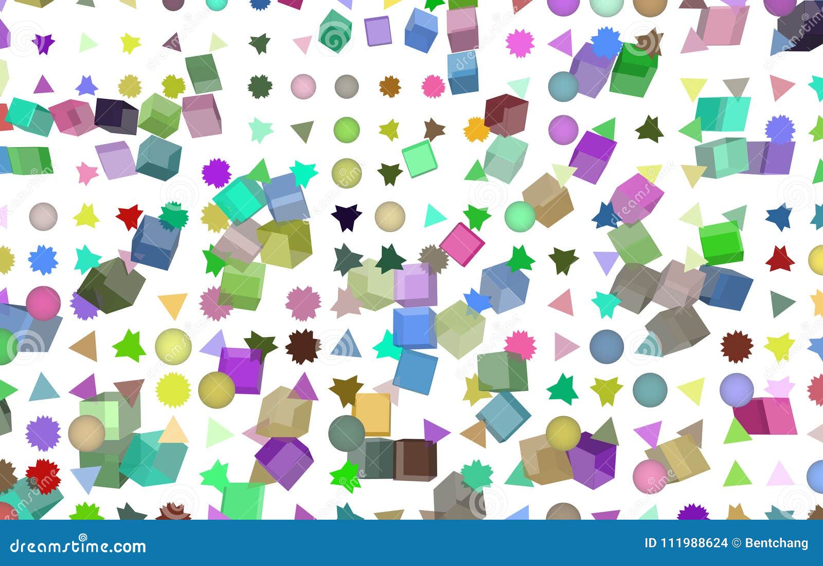 Abstract Conceptual Pattern Shape. Star, Graphic, Rectangle & Pixel ...