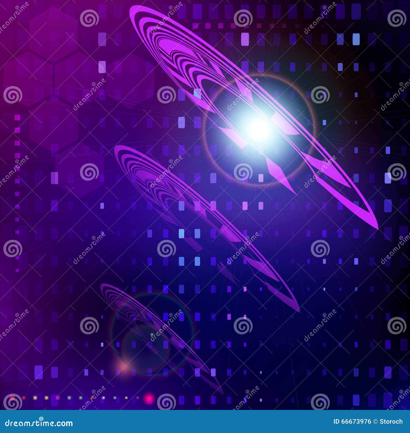 Abstract Conceptual Technology-style Background. Stock Vector ...