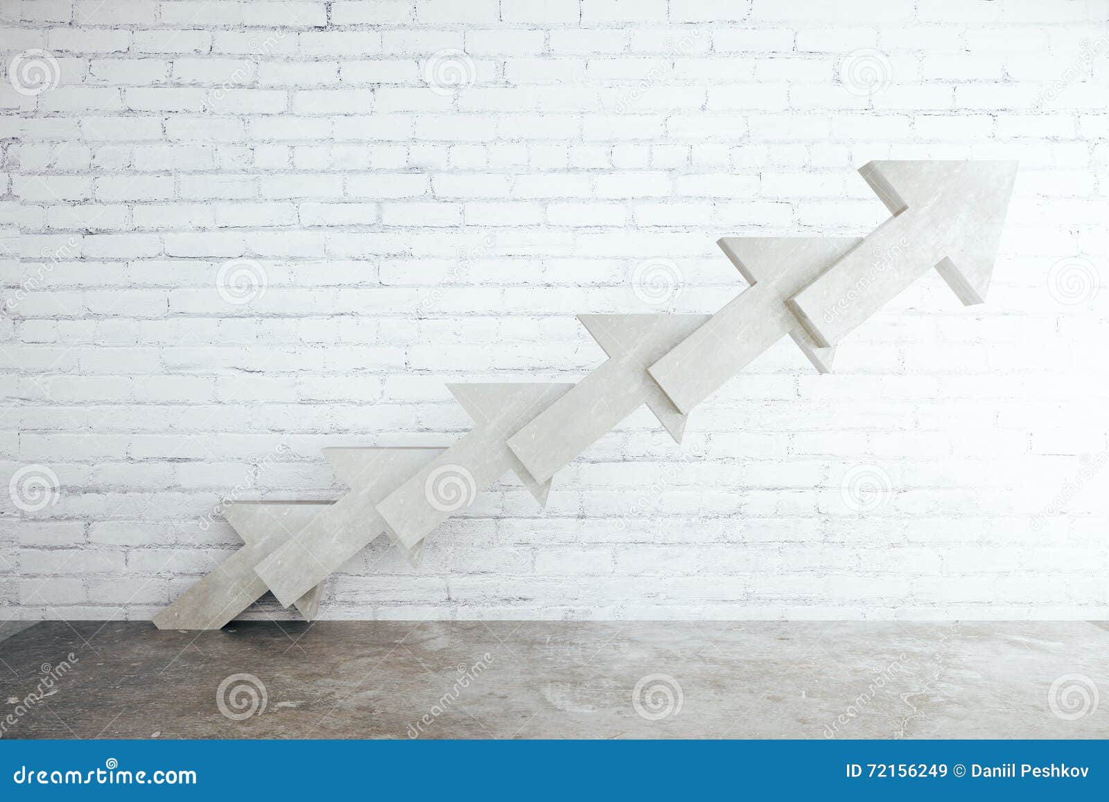 Arrow Ladder Stack Infographic Cartoon Vector | CartoonDealer.com ...