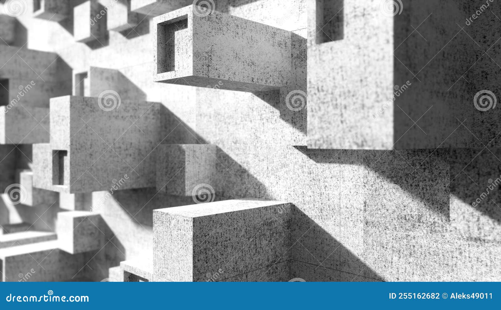 Abstract Concrete Background.Modern Design from Cubes.Image 3D Stock ...