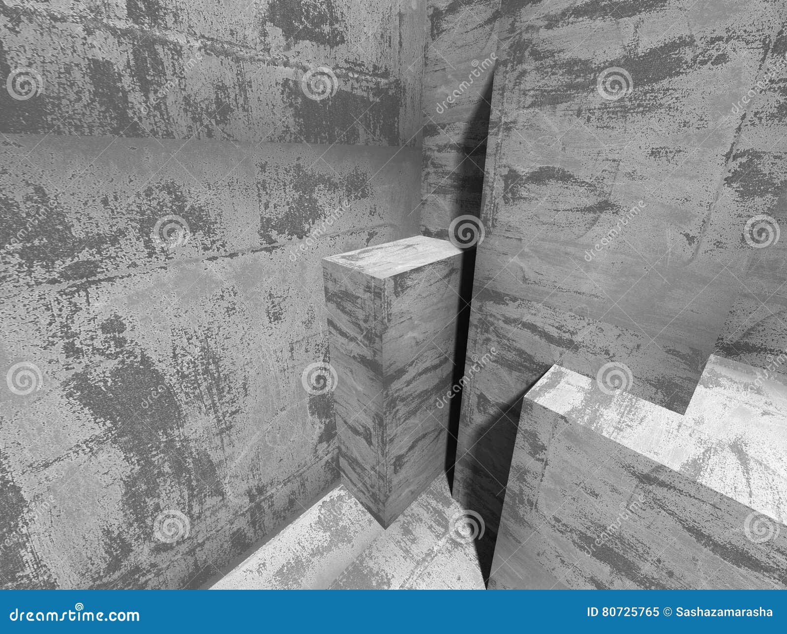 Abstract Concrete Construction. Architecture Background Stock ...