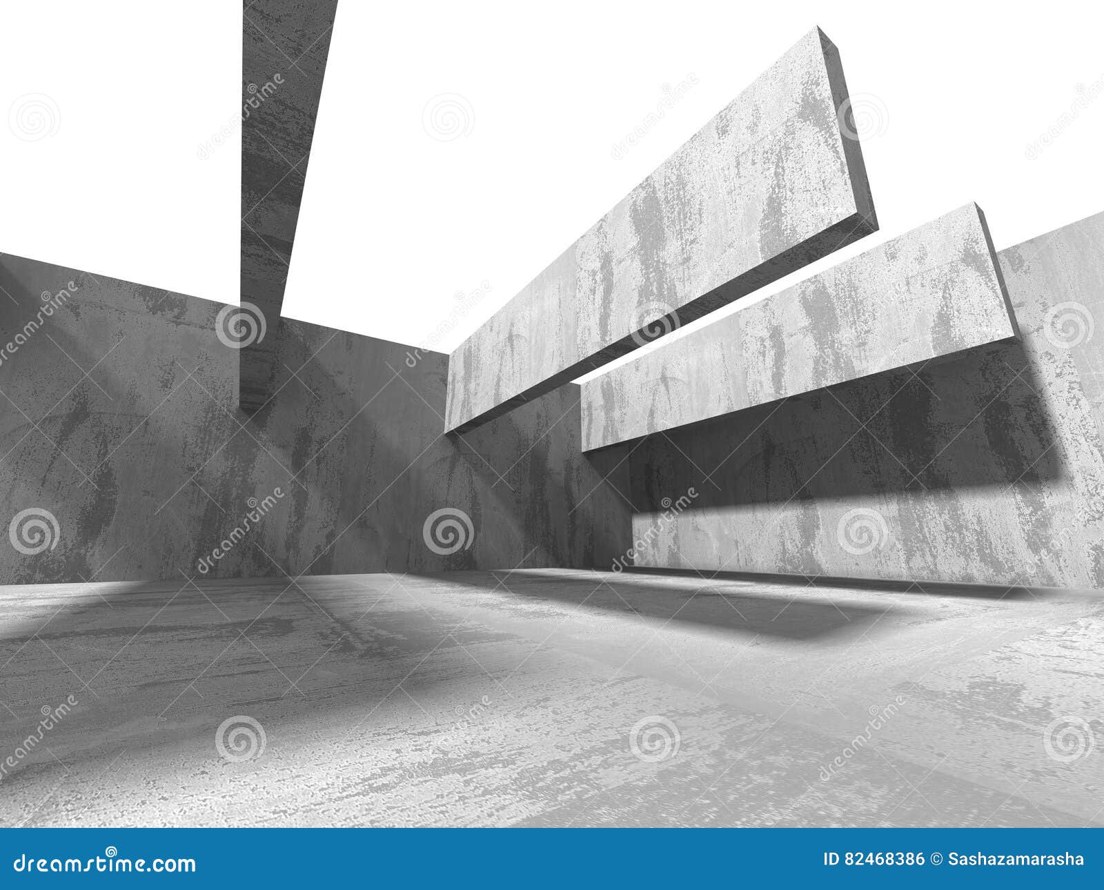 Abstract Concrete Construction. Architecture Background Stock ...