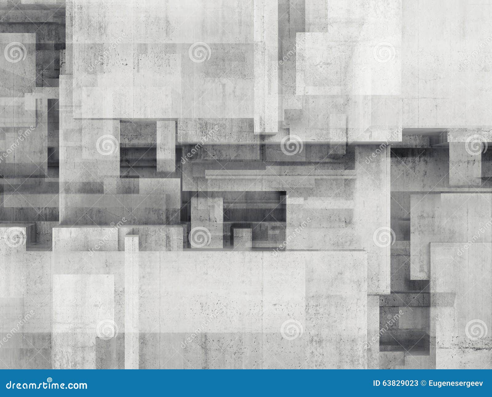 Abstract Concrete Wall with Chaotic Cubic Pattern Stock Illustration ... Abstract Concrete Wall with Chaotic Cubic Pattern Stock Illustration ...