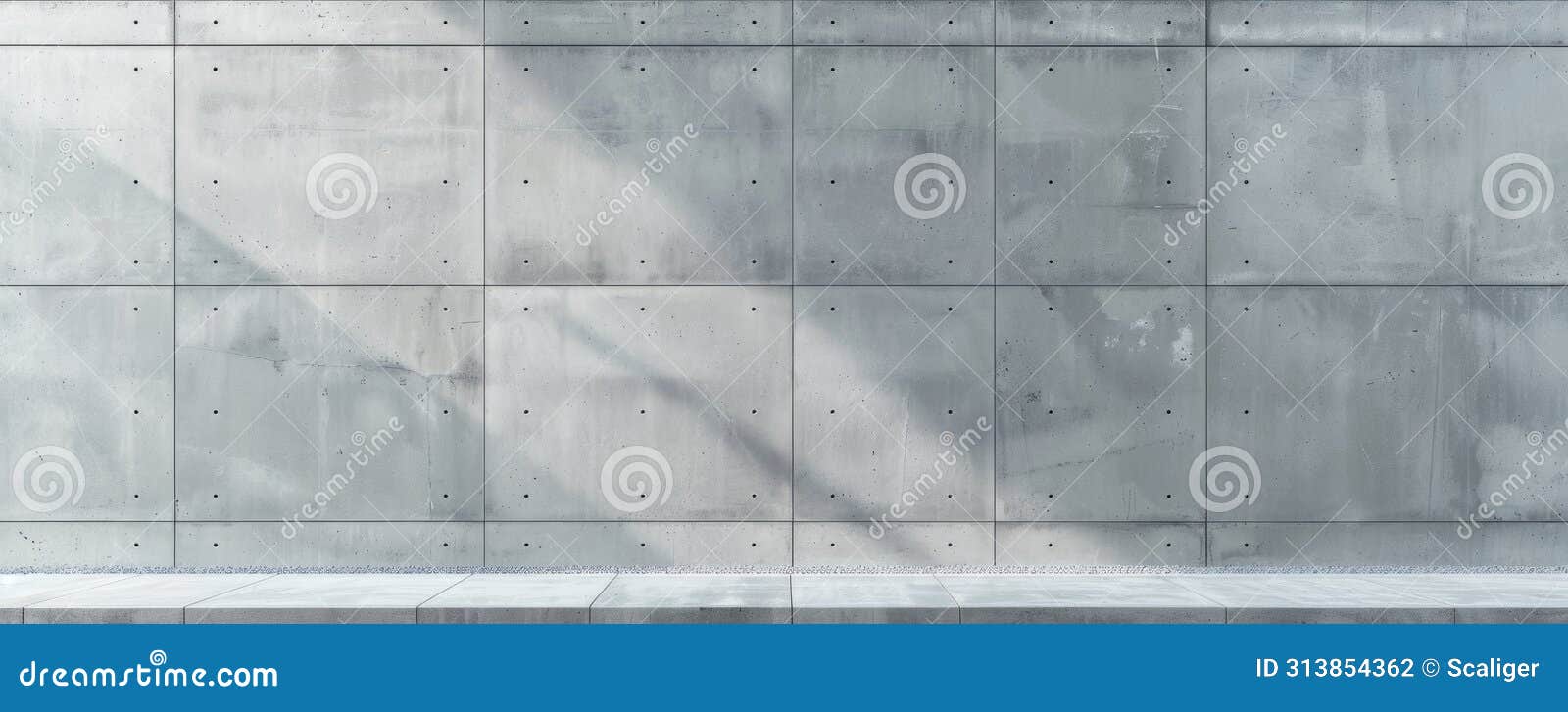 Abstract Concrete Wall, Panoramic Texture Background, Modern White Grey ...