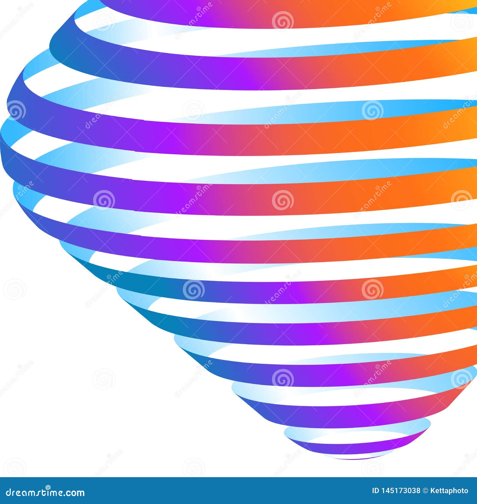 Abstract cone shape stock illustration. Illustration of digital - 145173038