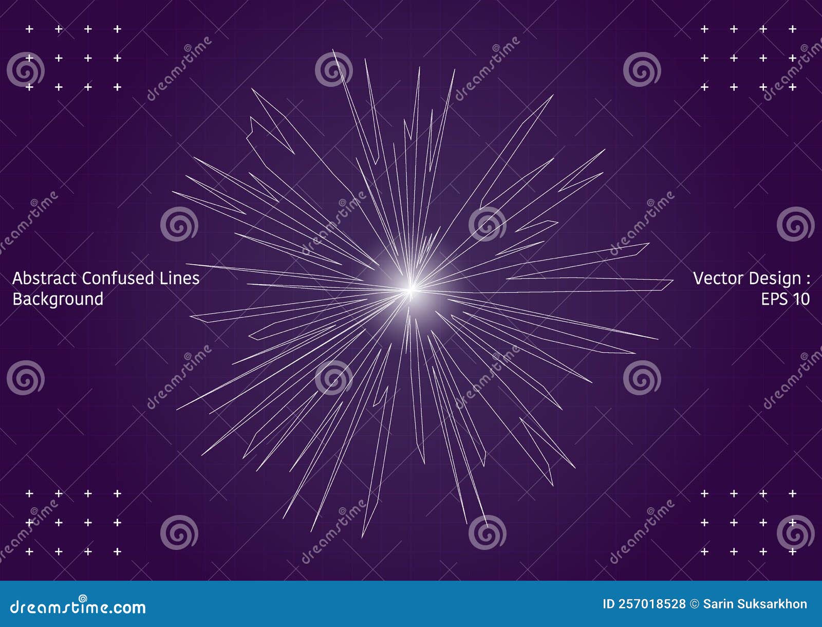 Abstract Confused Line Background, Set of Line in Circular Shape on ...