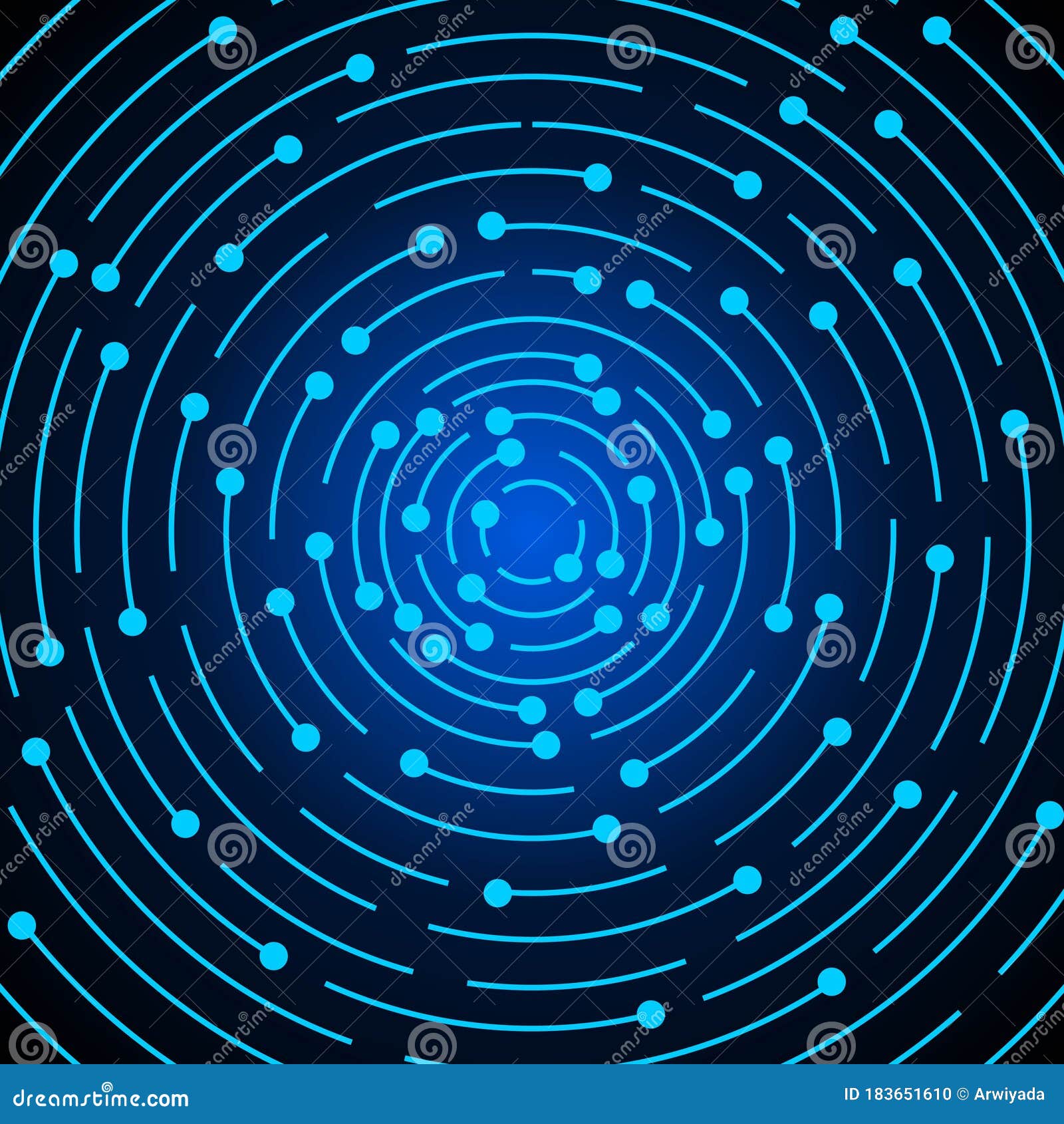 Abstract Connect Logo Icon Blue Technology Stock Vector - Illustration ...