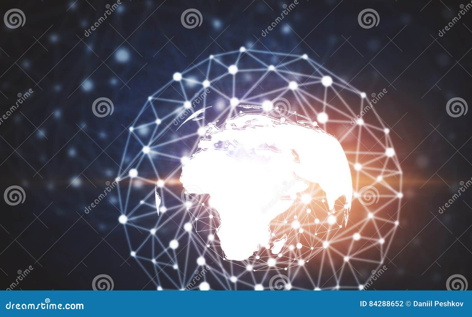 Abstract connected dots stock illustration. Illustration of element ...