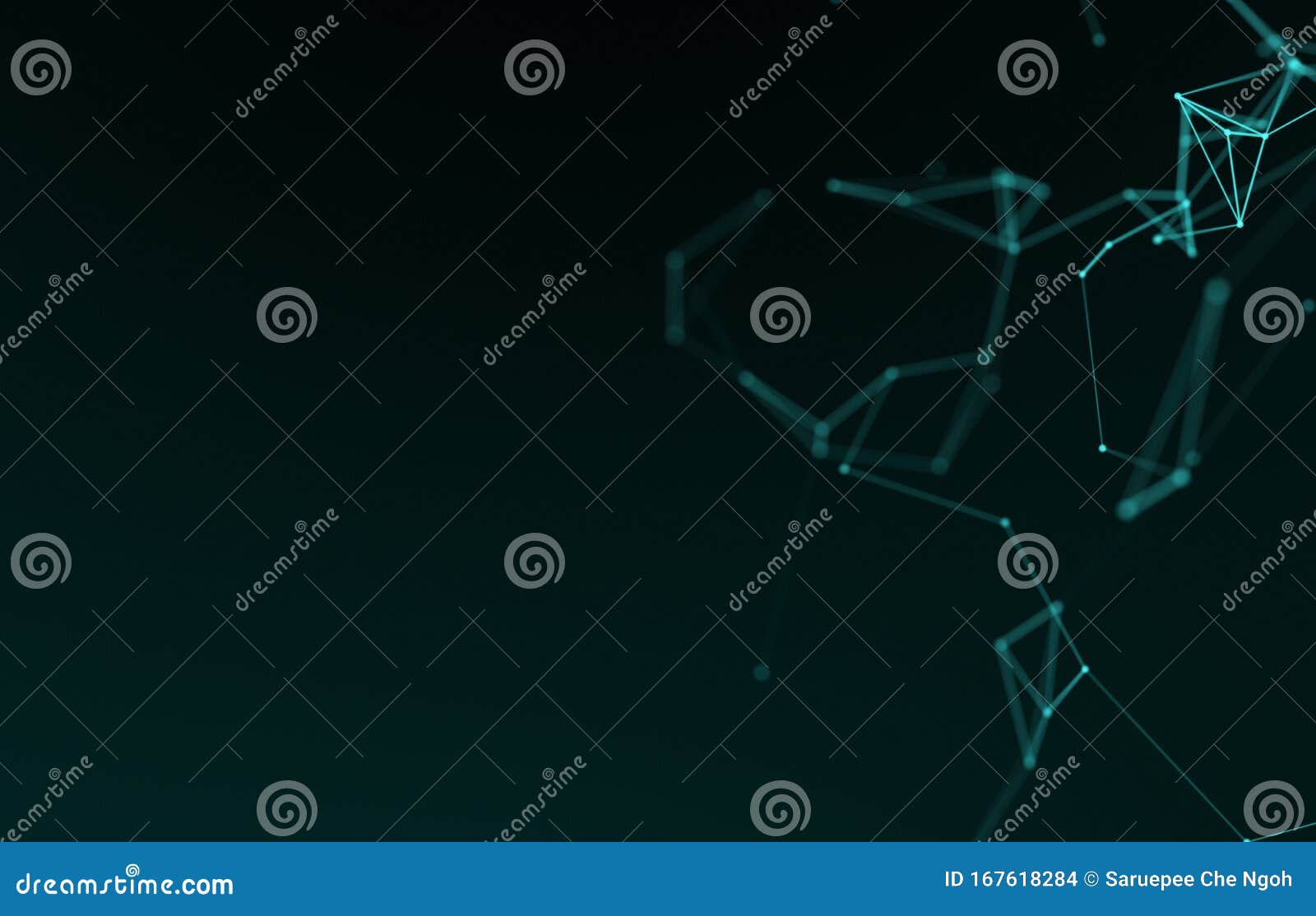 Abstract Connected Dots. Technology Concept Stock Illustration ...