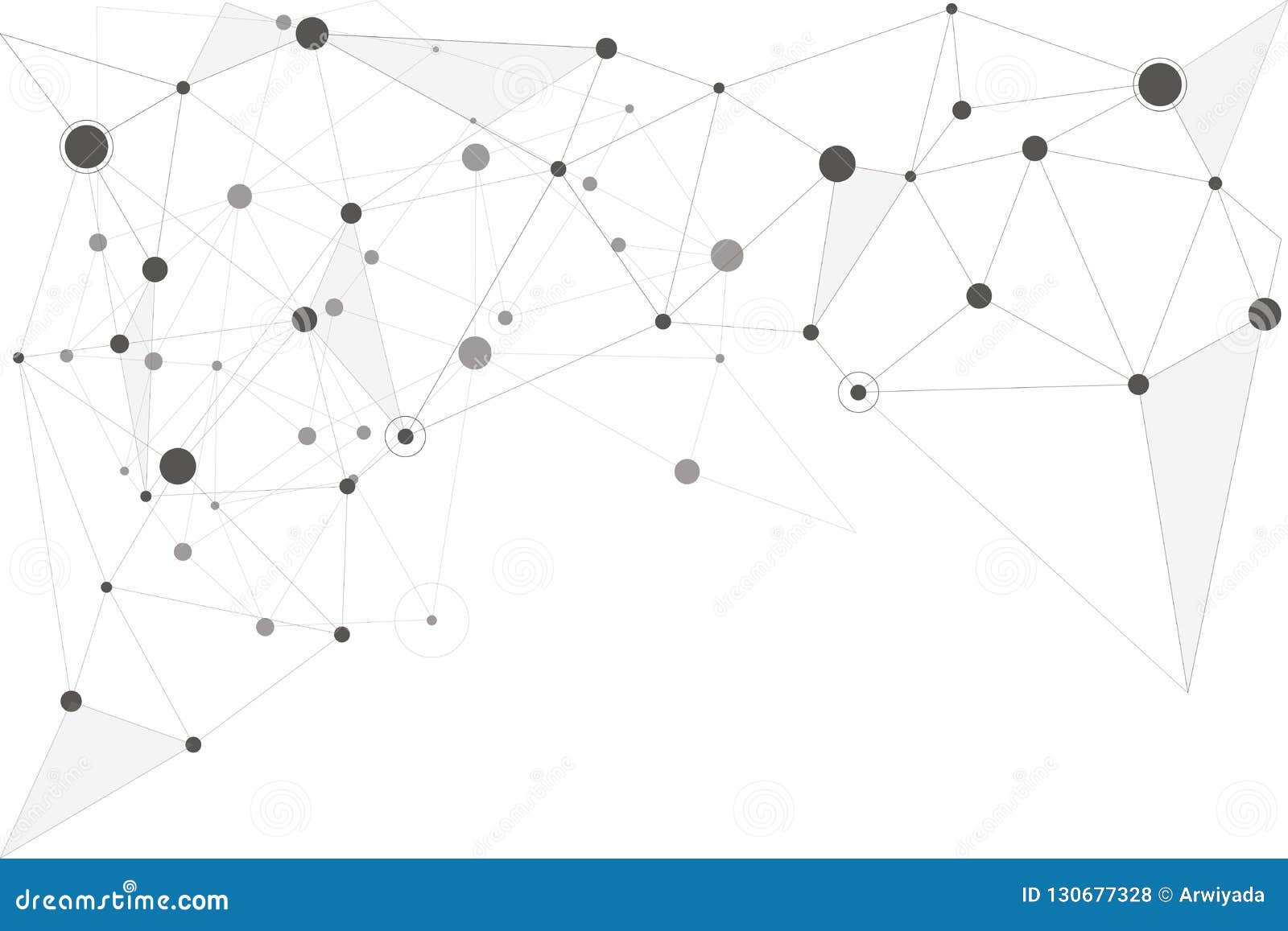 Abstract Connecting Dots and Lines. Connection Science and Techn Stock ...