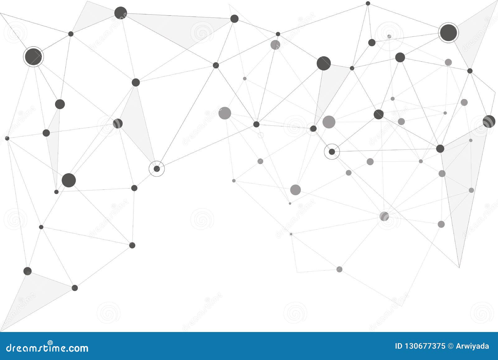 Abstract Connecting Dots and Lines. Connection Science and Techn Stock ...