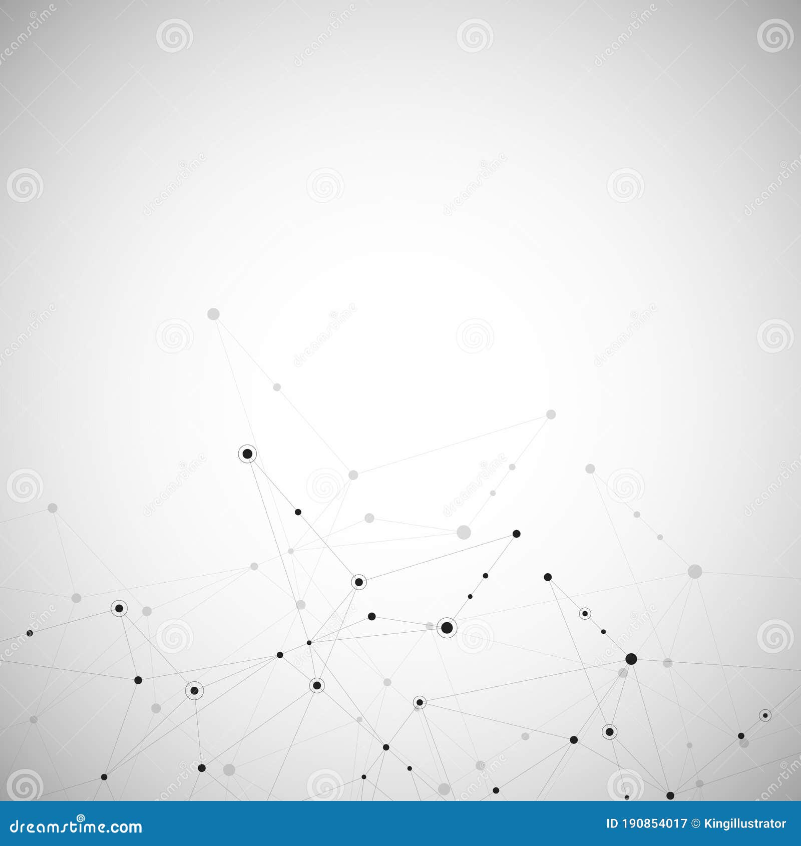 Abstract Connection Background With Lines And Dots Vector Geometric Network Connection Stock